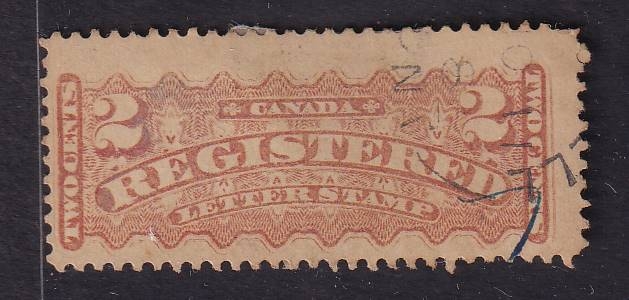 Canada – registered letter stamp – Dharaa Stamps